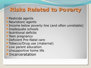 The impact of poverty lawrence | PPT