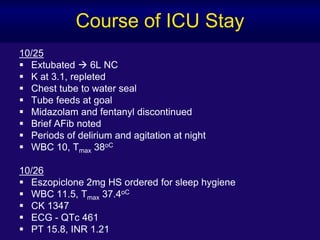 The Impact Of Sedatives On Sleep In The Icu | PPTX
