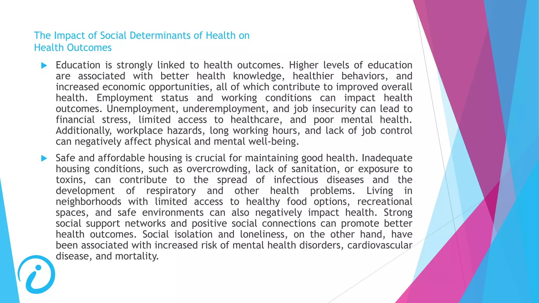 The Impact of Social Determinants of Health on Health Outcomes.pptx