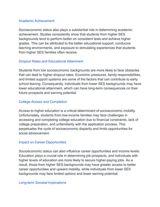 The Impact of Socioeconomic Status on Education.pdf