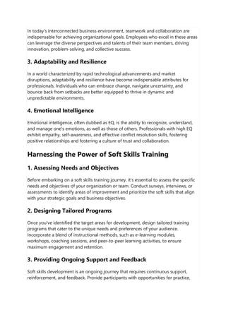The Impact of Soft Skills Training on Professional Development.pdf