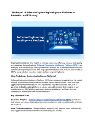 The Impact of Software Engineering Intelligence Platforms on Innovation and Efficiency.pdf