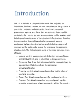 The Impact of Taxes on the Economy | DOCX