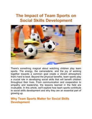 The Impact of Team Sports on Social Skills Development.pdf