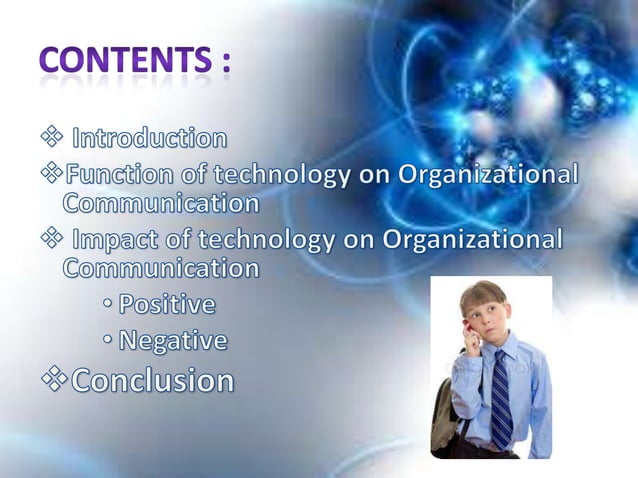 The impact of technology in organisational communication | PPTX