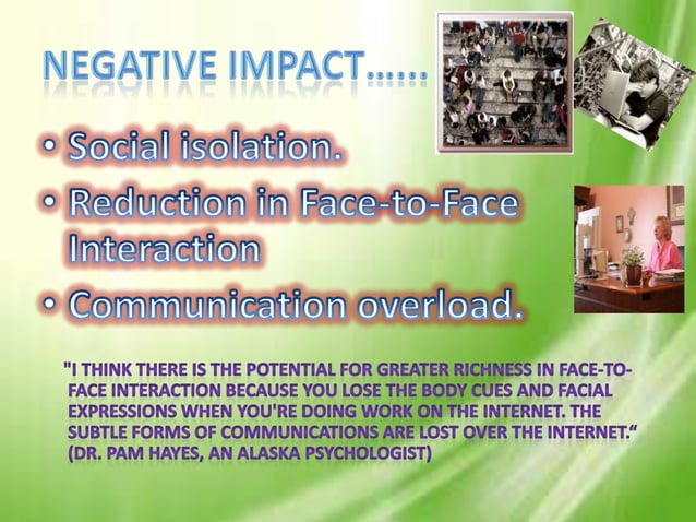 The impact of technology in organisational communication | PPTX