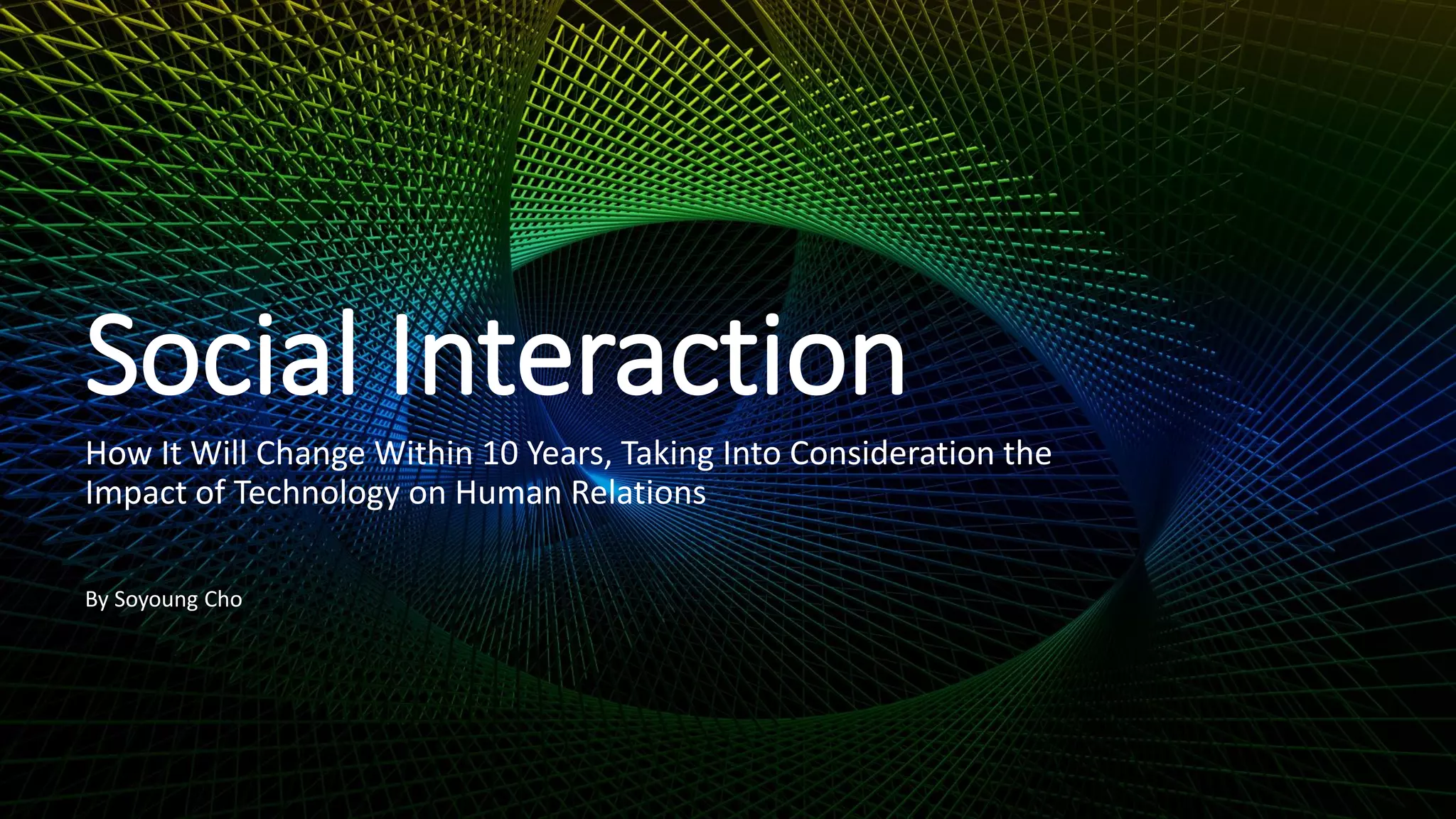 The Impact of Technology on Human Relations | PDF
