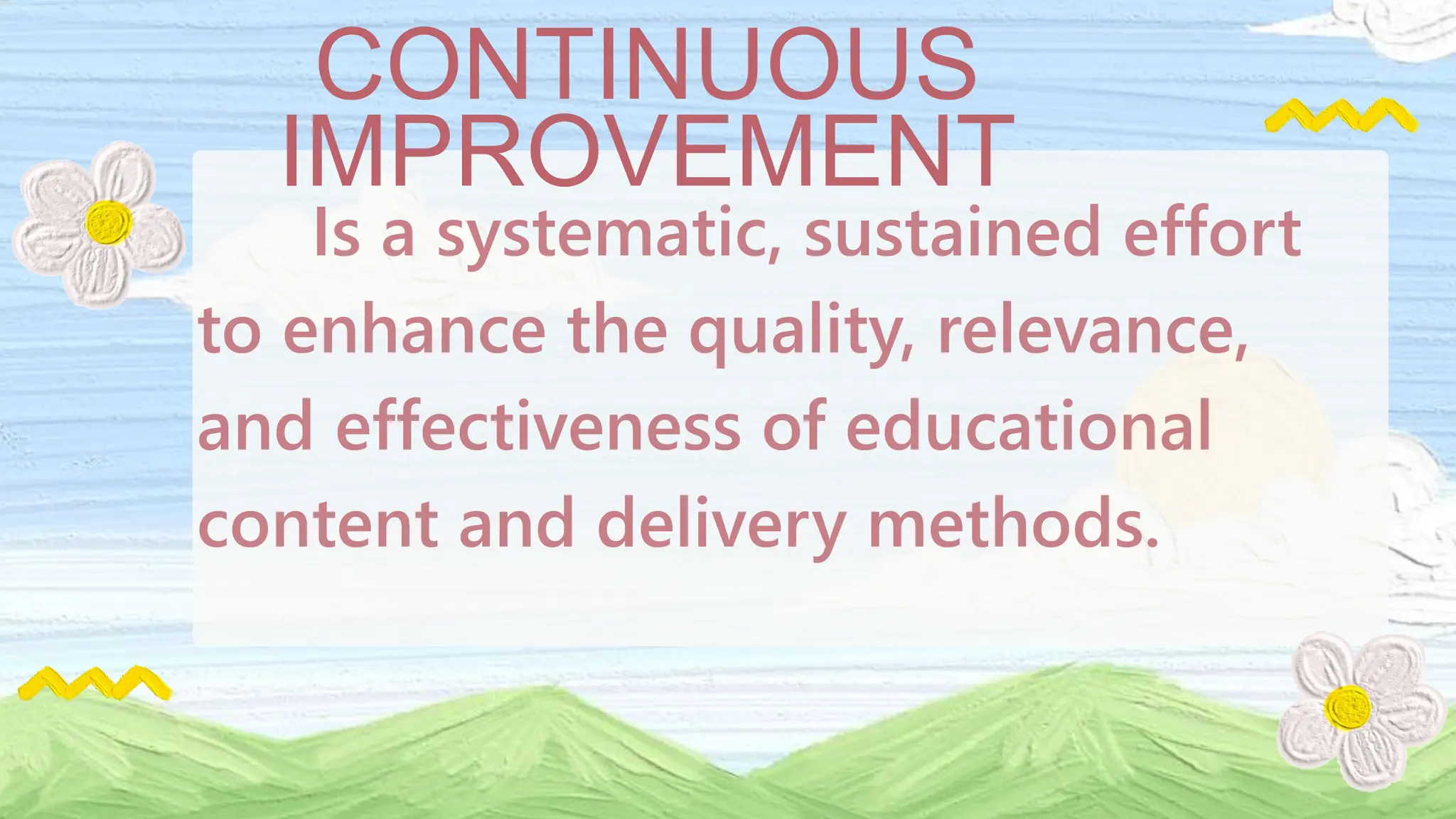 the impact of the idea of continuous improvement and strategy.pptx