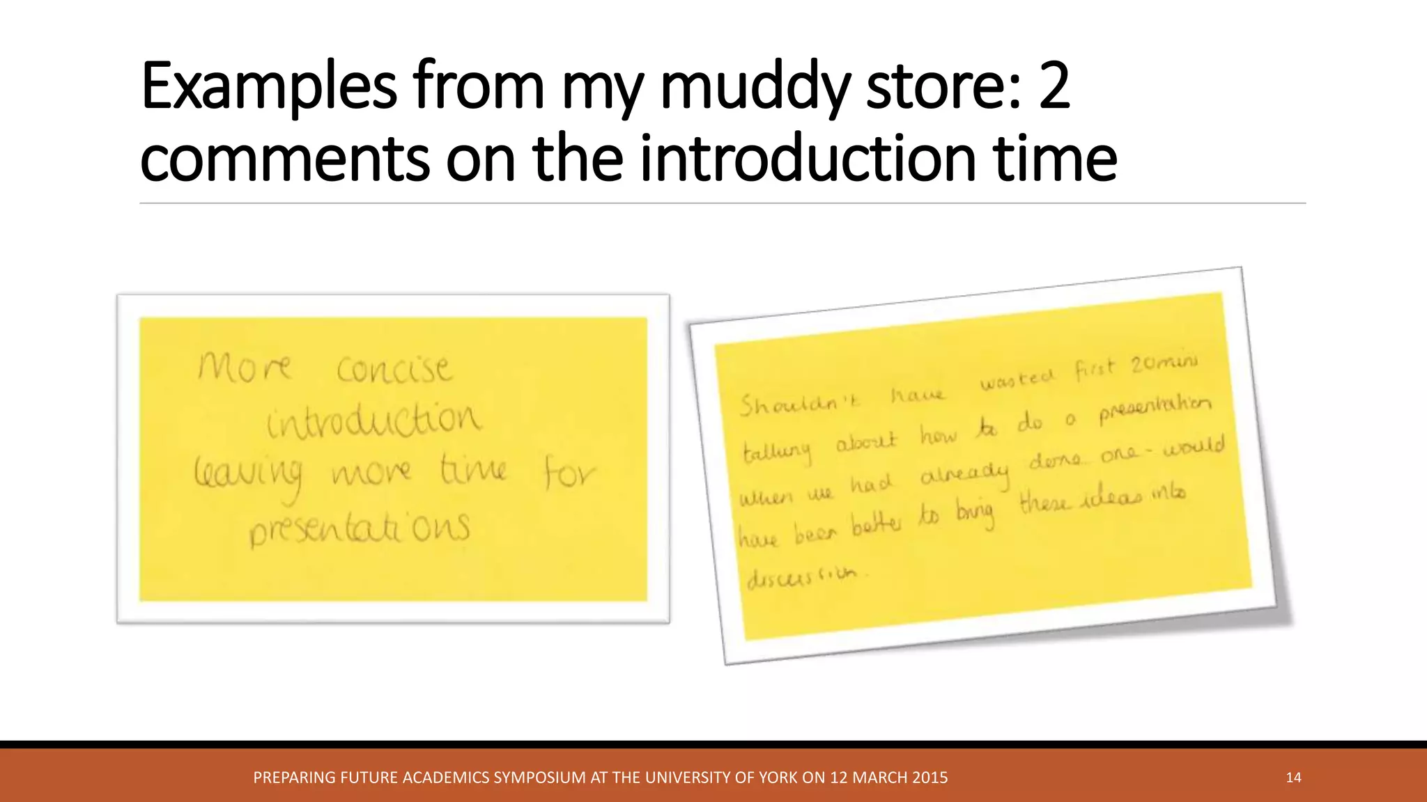 The impact of the muddiest point technique on teaching | PPTX