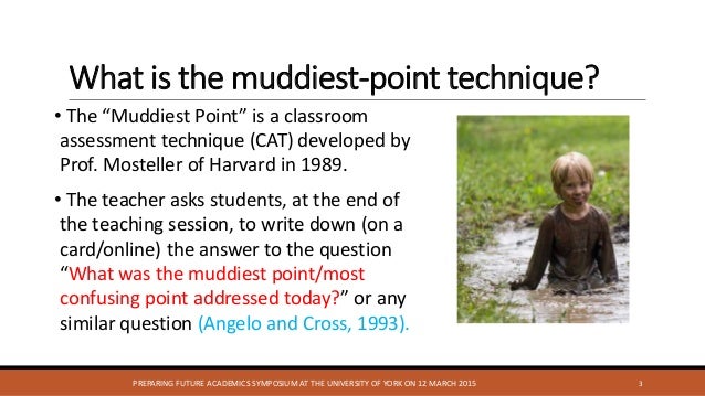 The impact of the muddiest point technique on teaching