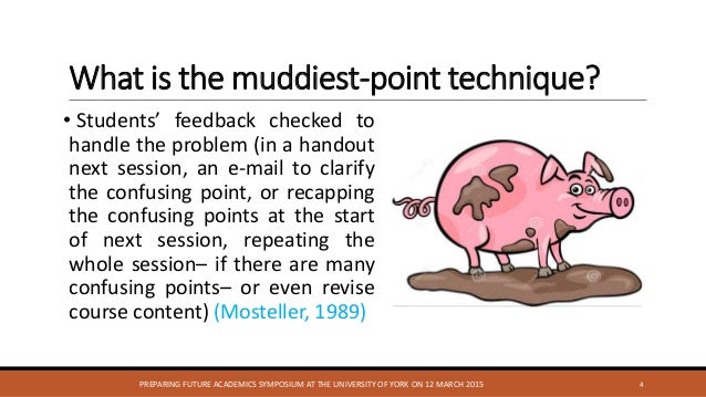 The impact of the muddiest point technique on teaching