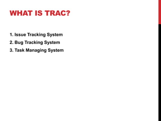 The impact of the trac system | PPTX | Technology & Computing