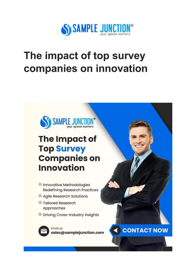 The impact of top survey companies on innovation sample junction | PDF ...
