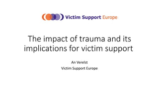 The impact of trauma | PPTX