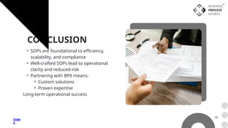 Streamline Success: How Well-Defined SOPs Drive Organizational ...