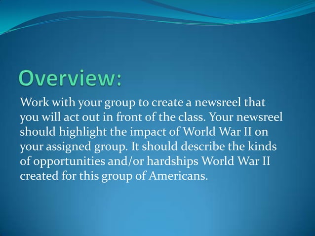The impact of world war ii americans | PPT