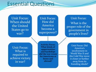 The impact of world war ii americans | PPT