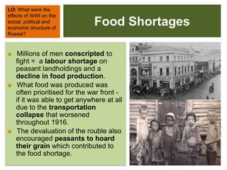 The Impacts of WW1 | PPTX