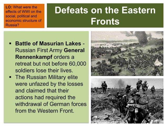 The Impacts of WW1 | PPTX