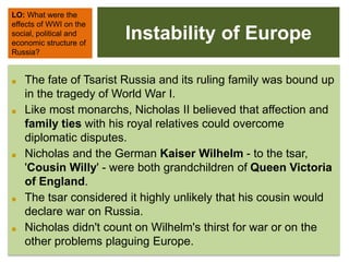 The Impacts of WW1 | PPT