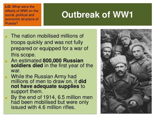 The Impacts of WW1