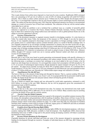 The imperatives of innovative sources of development finance | PDF | Business Accounting ...