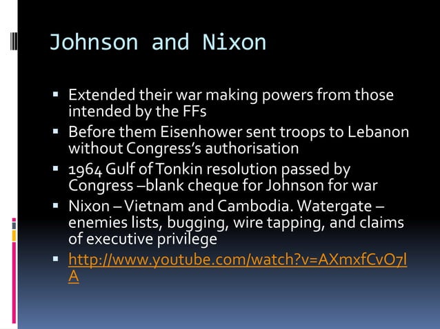The imperial presidency | PPT
