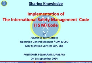 The Implementation of ISM Code - Update 18 Sep 2024.pdf