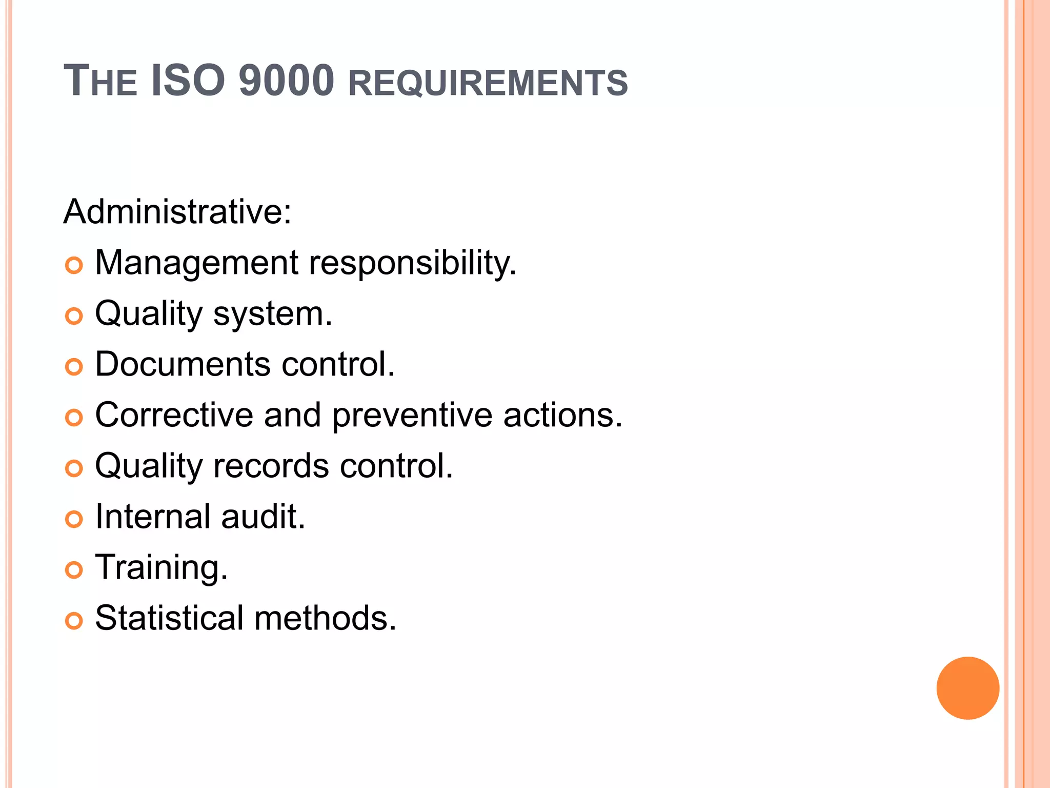 The Implementation Of Iso 9000 Model | PPTX