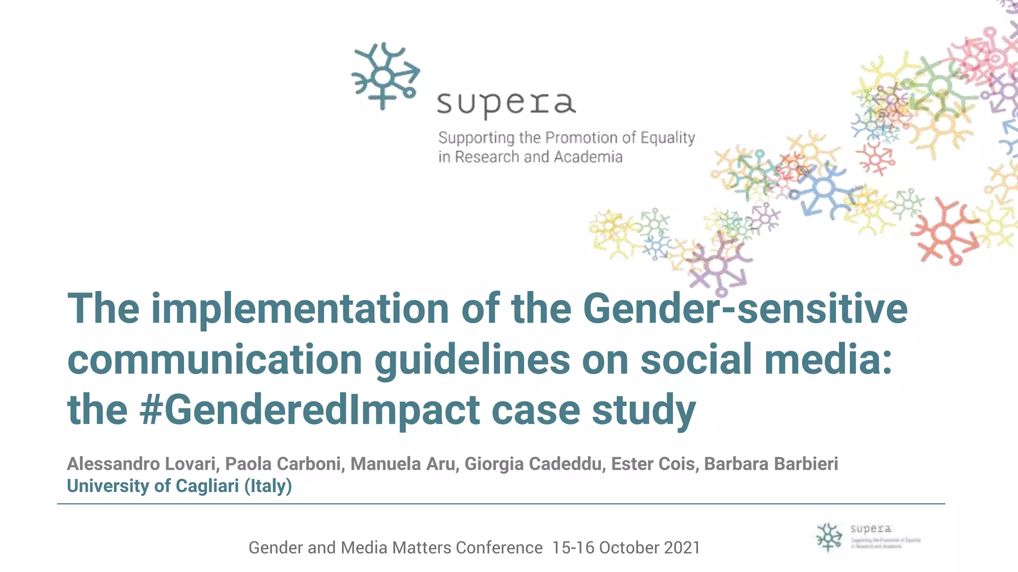 The implementation of the gender-sensitive communication guidelines on ...