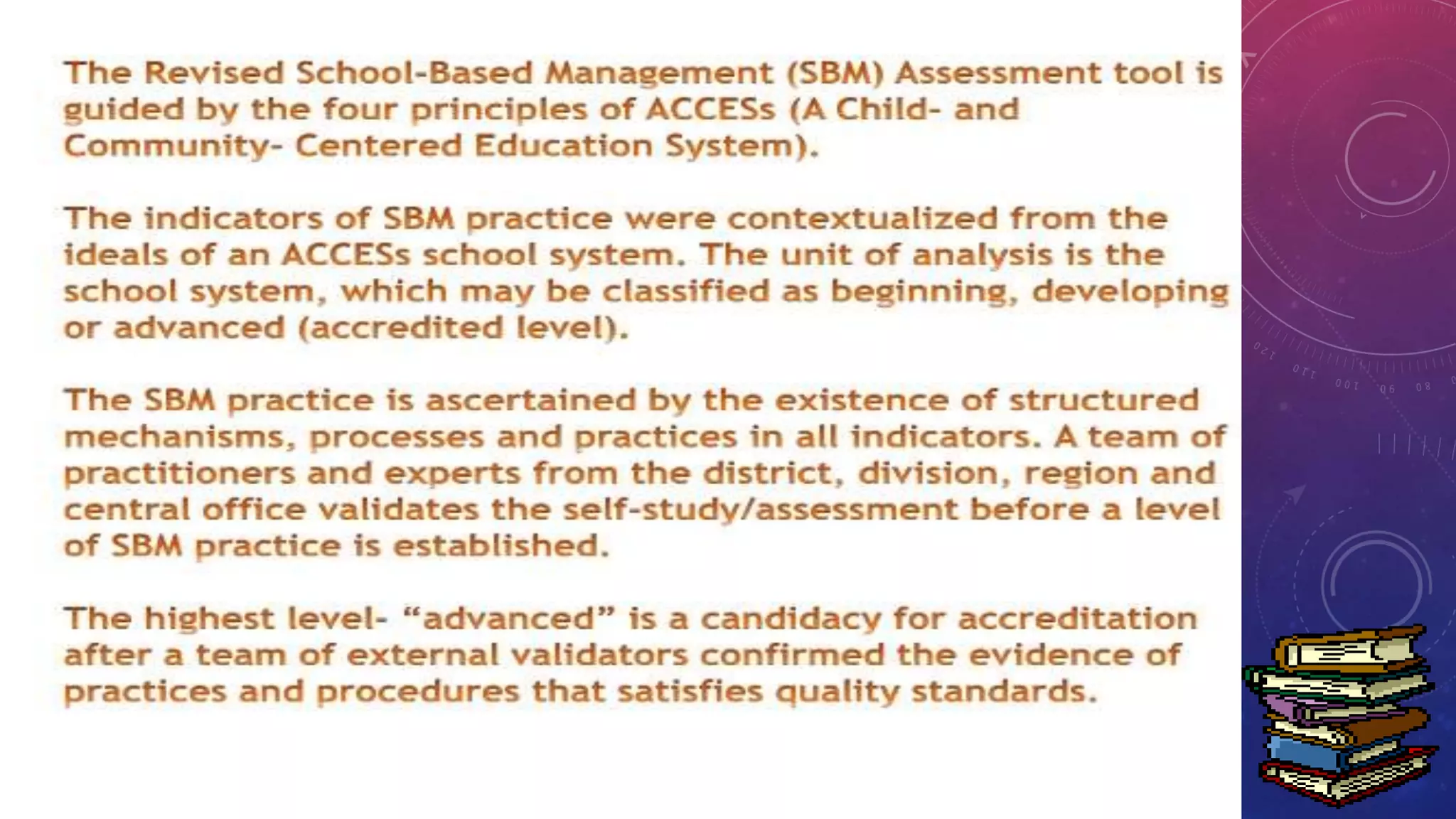 The implication of school based management | PPT