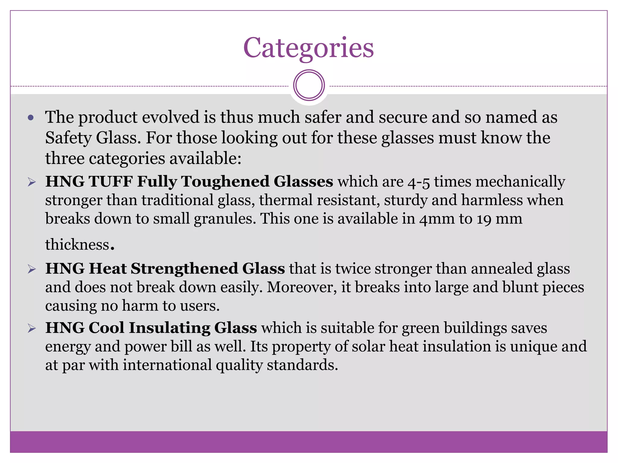 The Importance and Benefits of HNG’s Safety Glass | PPTX
