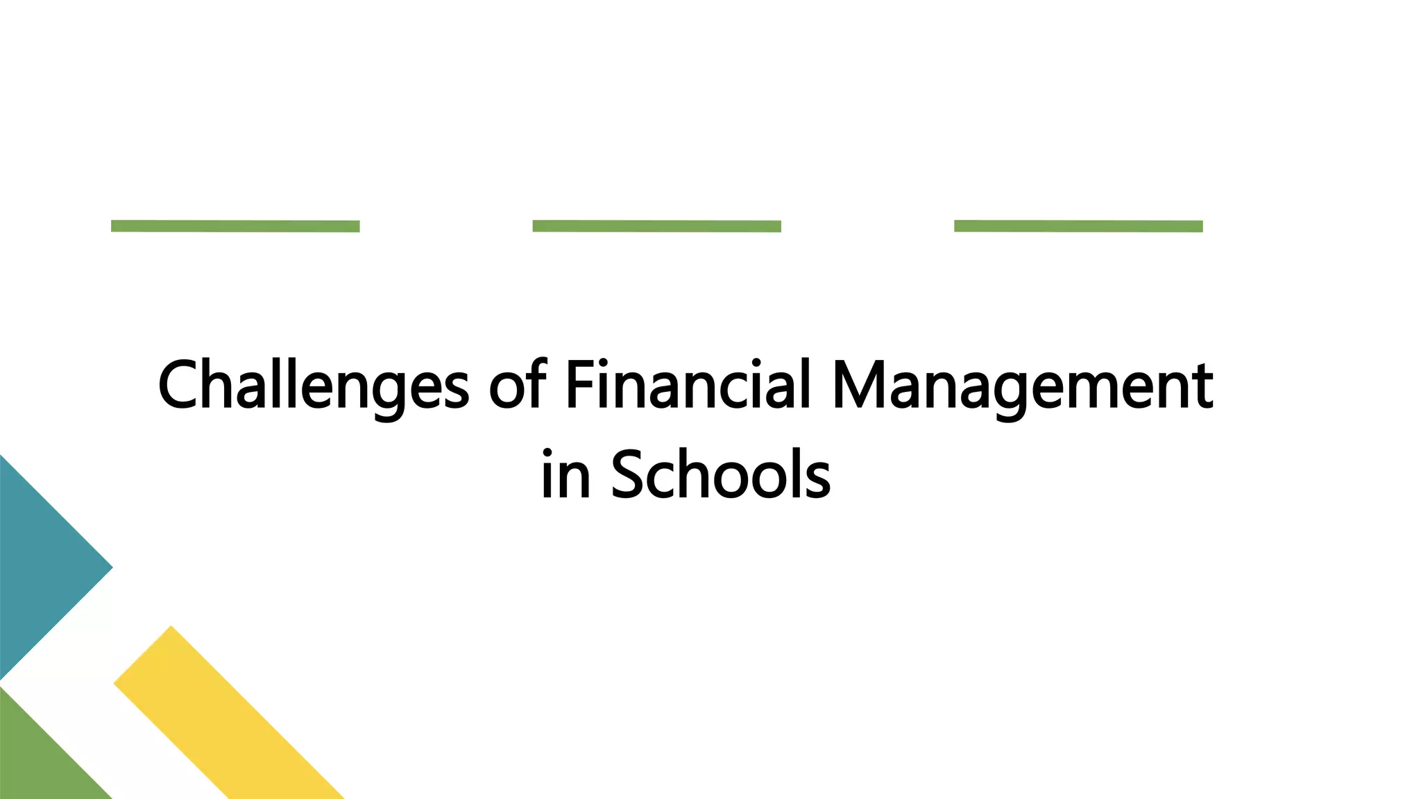 The Importance, Definition, Challenges of Financial Management & Legal ...