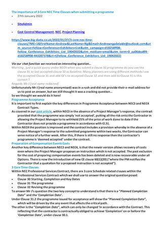The importance of 3 Core NEC Time Clauses when submitting a programme.docx