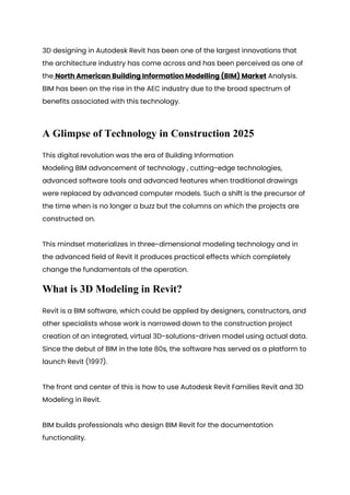 The Importance of 3D Modeling in Revit for the Construction Industry in ...