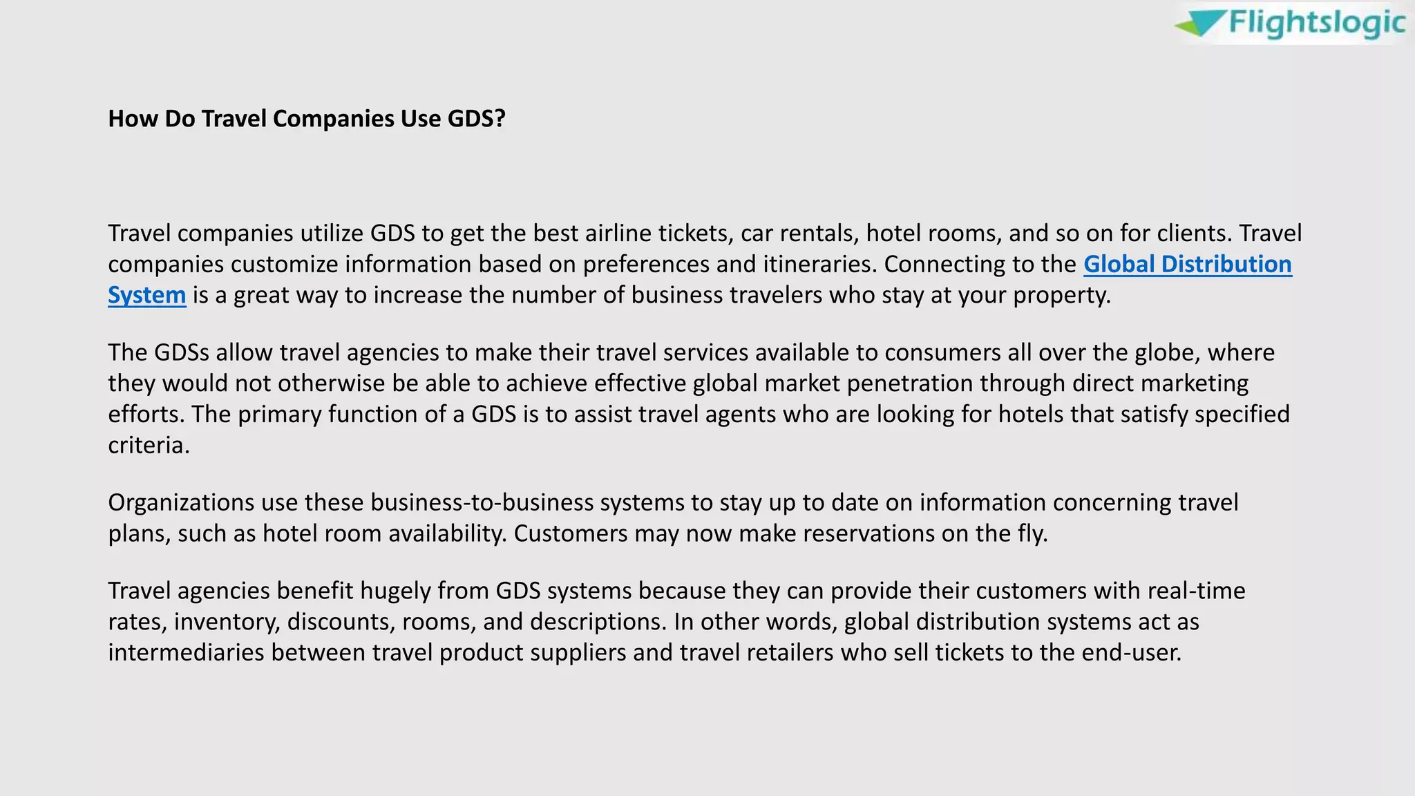 The importance of a GDS System in the Travel Industry.pptx