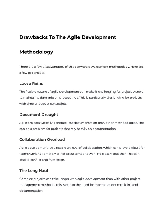 The Importance of Agile Methodology in Software Development | PDF | Computer Software and ...