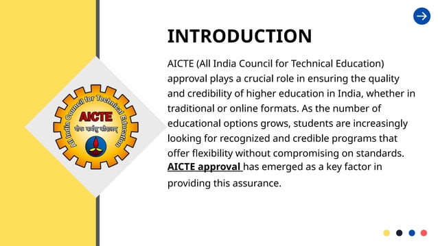 The Importance of AICTE Approval in India | YUGEDU | PPT