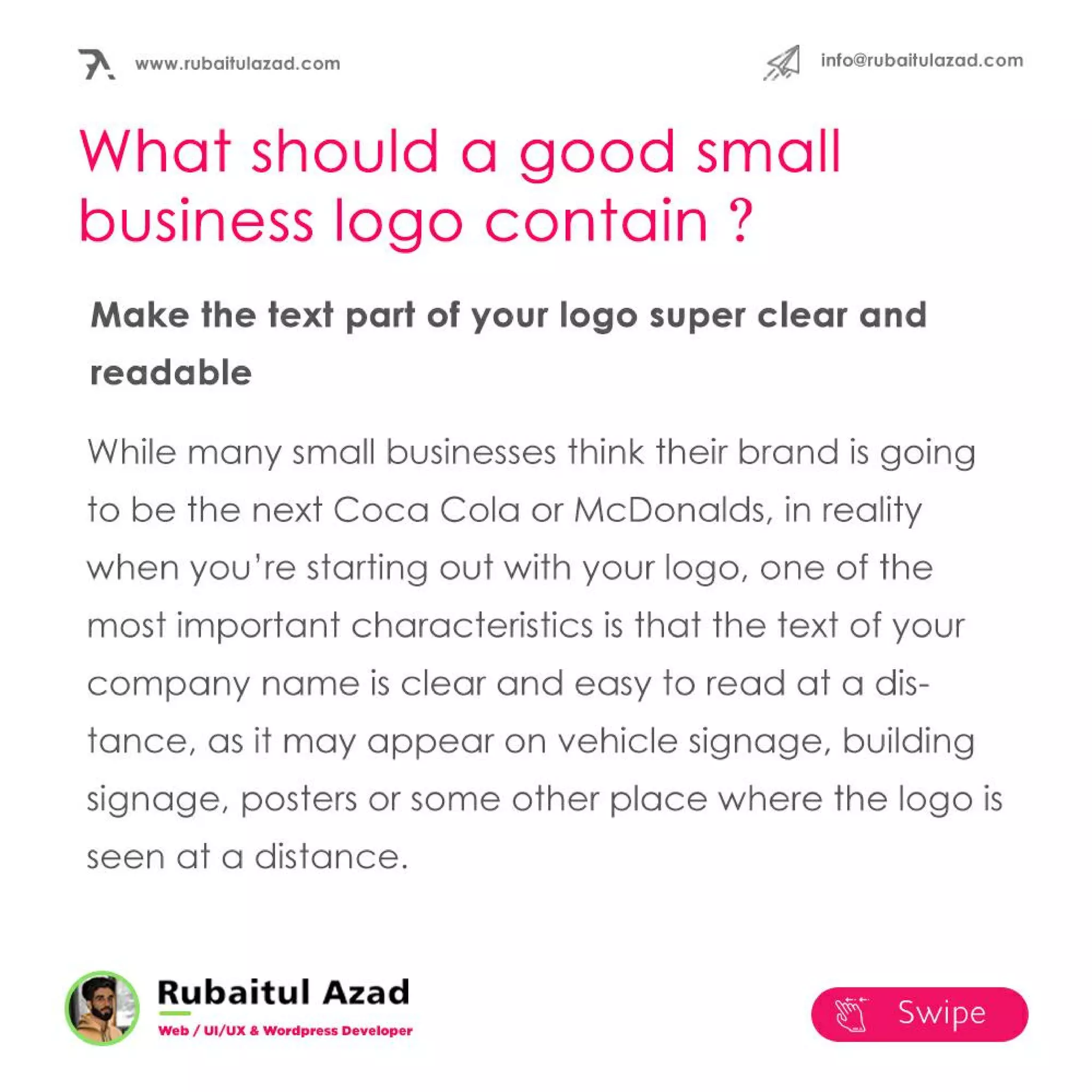 The importance of a logo for your business. why do you need one | PDF