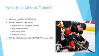 The Importance of an Athletic Trainer | PPTX