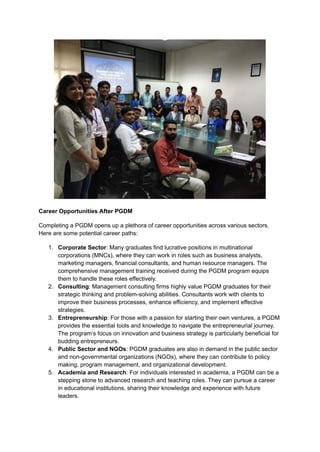 The Importance of a Post Graduate Diploma in Management PGDM Today.pdf