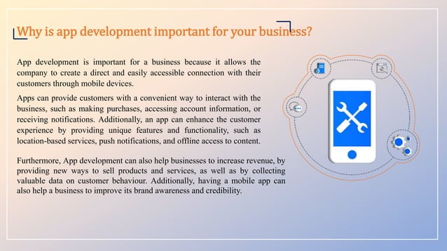 The Importance of App Development | PPT