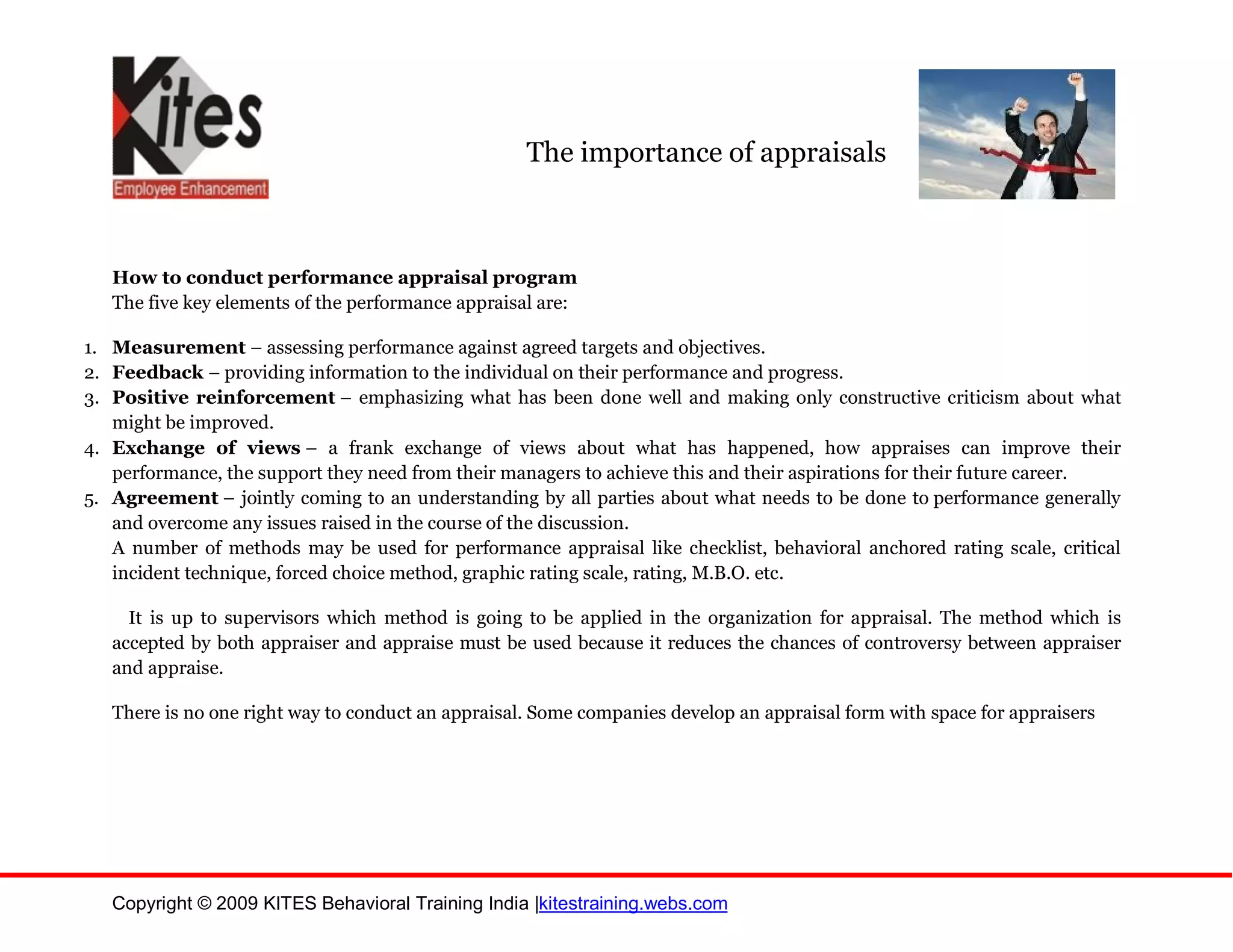 The Importance Of Appraisals | PDF