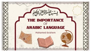 The importance of Arabic language | PDF