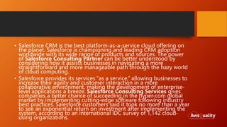 The Importance of a Salesforce Consulting Company in Achieving Business ...