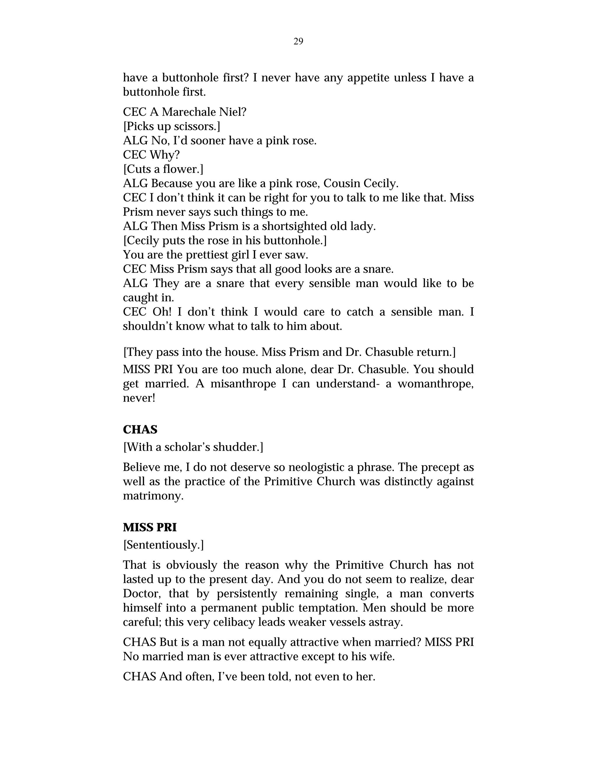 The Importance of Being Earnest.pdf | Marriage and Civil Unions ...