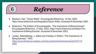The importance of being earnest by Oscar Wilde | PPT