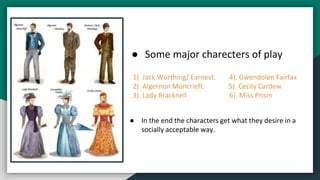 The importance of being earnest by Oscar Wilde | PPT