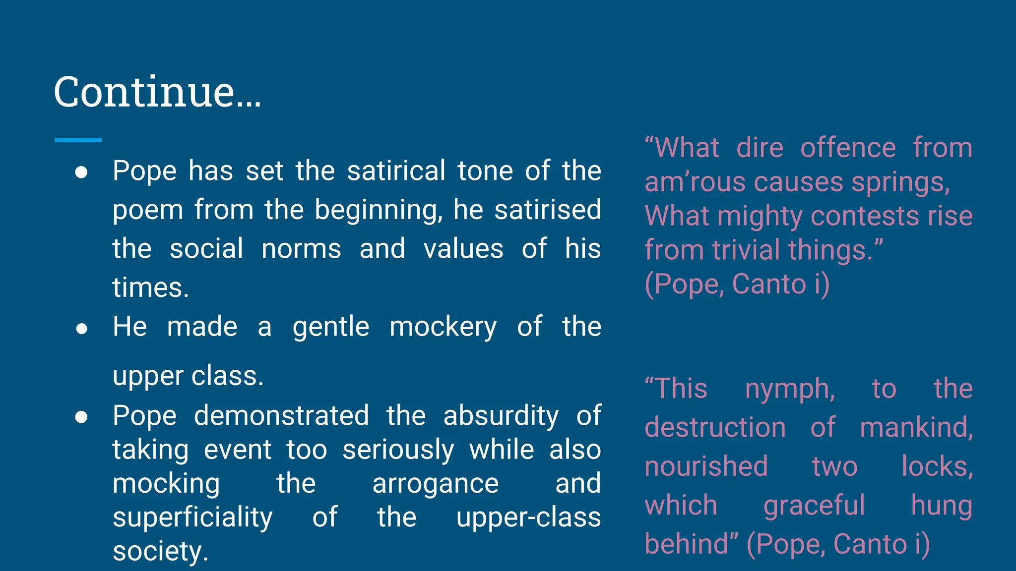 The Importance of Being ‘Satirist’ _ Alexander Pope and The Neo ...