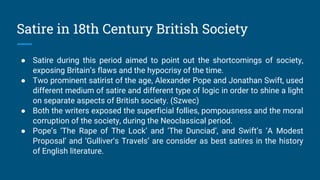 The Importance of Being ‘Satirist’ _ Alexander Pope and The Neo ...